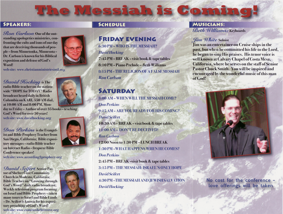 According To Prophecy Ministries Conference Schedules / Hope For Today ... According To Prophecy Ministries Conference Schedules / Hope For Today ...